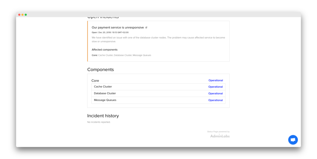How to customize a status page with CSS - Admin Labs